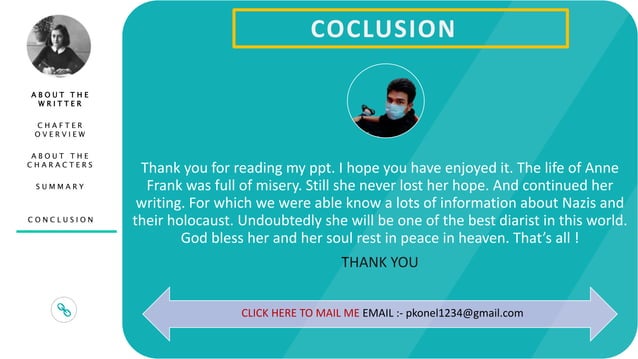 From the diary of anne Frank class 10 ppt | PPTX