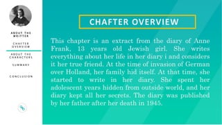 From the diary of anne Frank class 10 ppt | PPTX