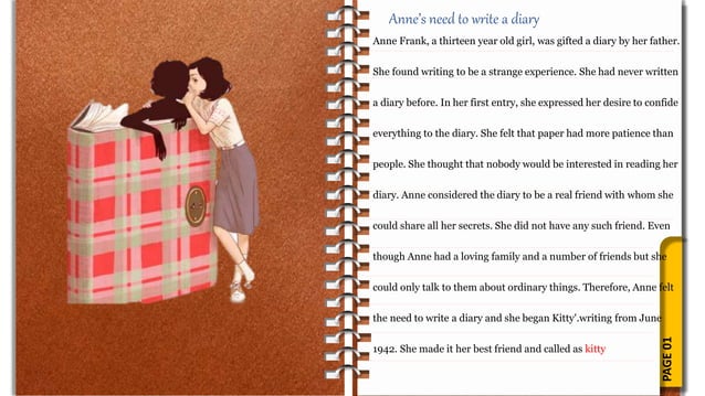From the diary of anne Frank class 10 ppt | PPTX