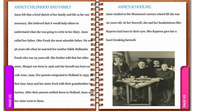 From the diary of anne Frank class 10 ppt | PPTX