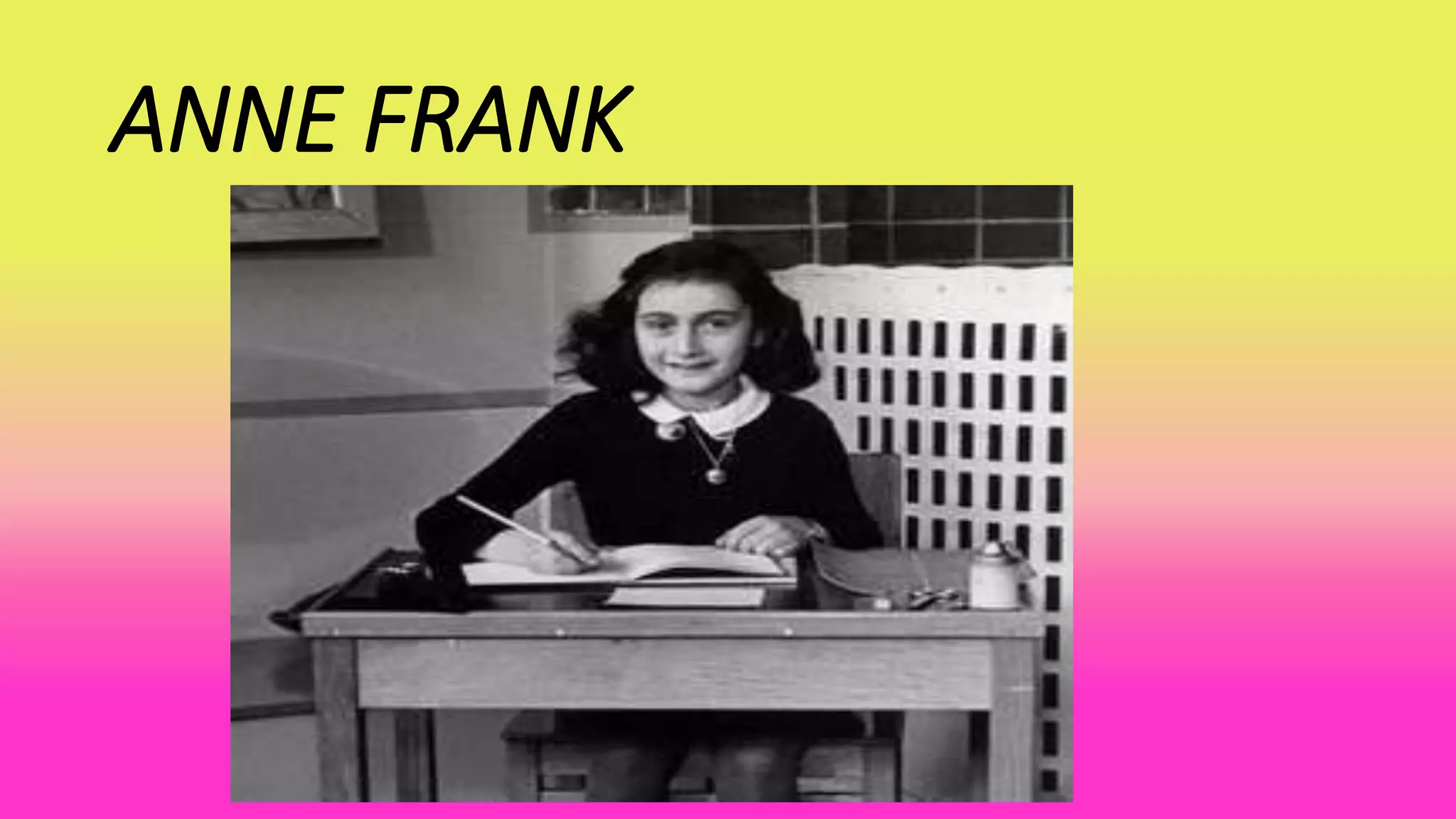 Anne frank | PPT