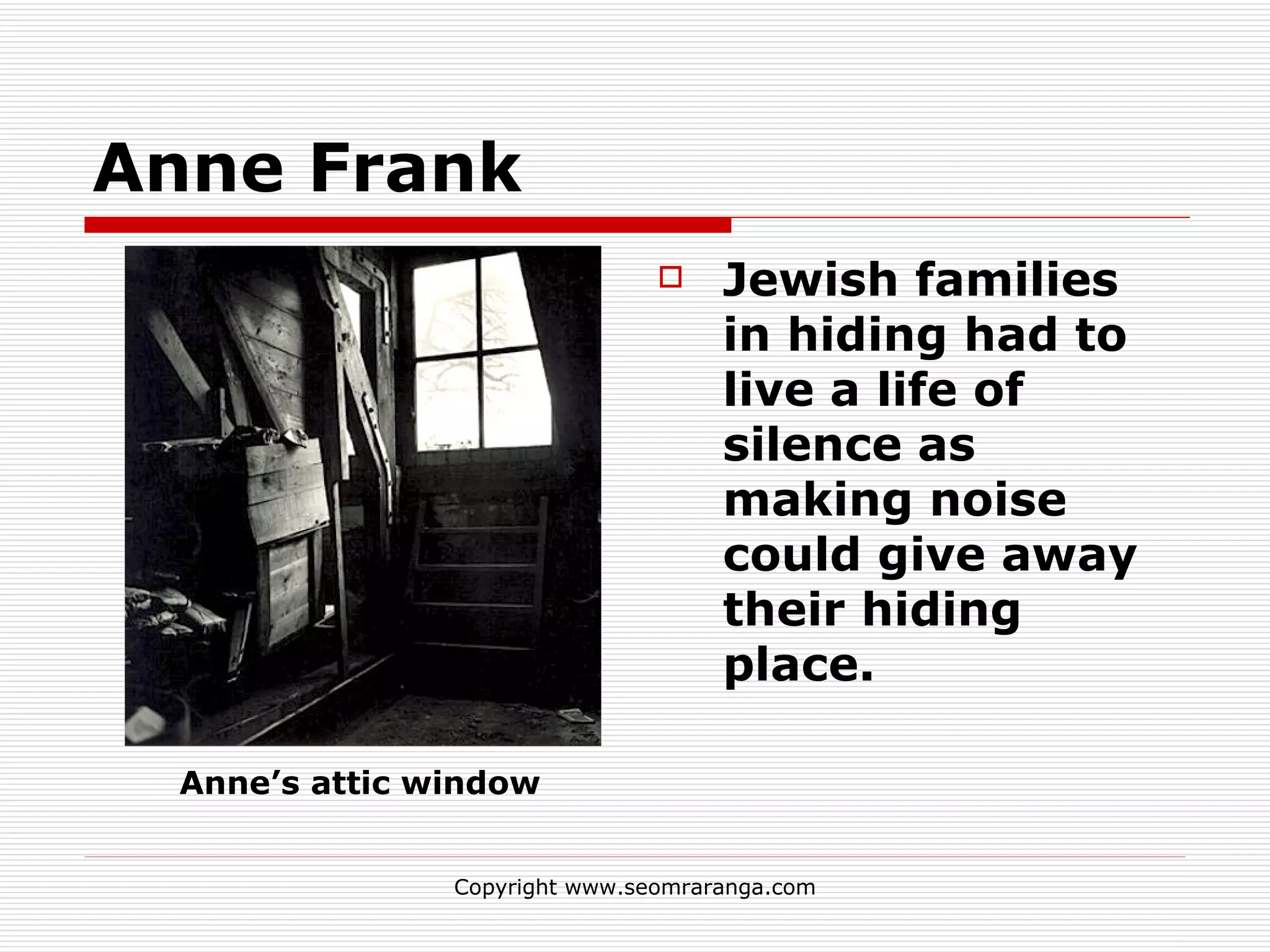Anne frank homework version | PPT