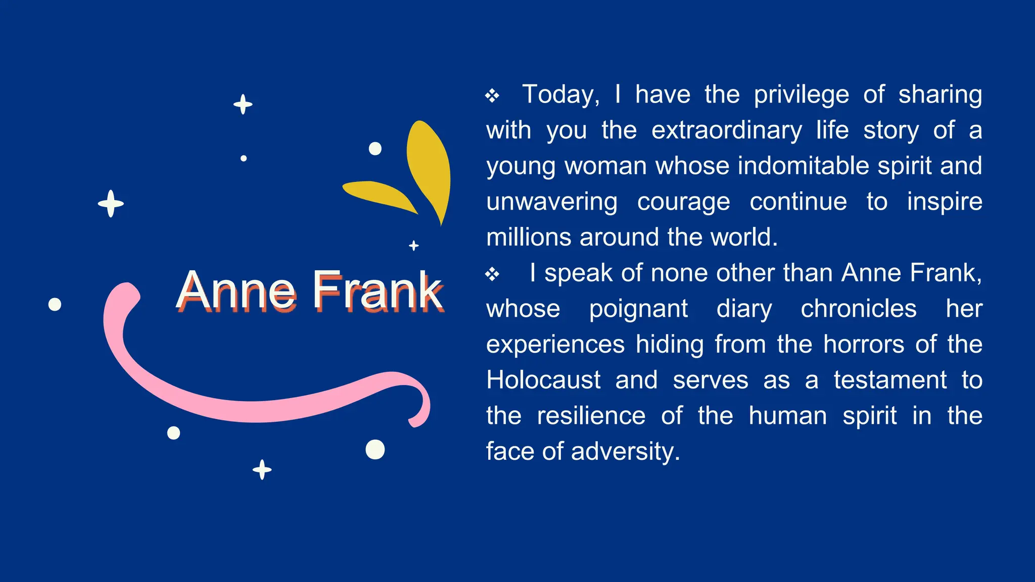 Anne Frank A Beacon of Hope amidst darkness ppt.pptx