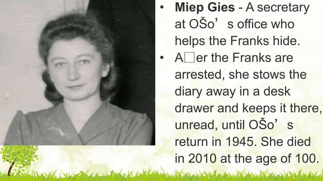 The Diary of Anne frank ppt class 10th by jagdish kumar | PPTX