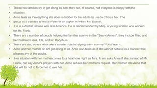 The Diary of Anne frank ppt class 10th by jagdish kumar | PPTX