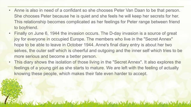 The Diary of Anne frank ppt class 10th by jagdish kumar | PPTX