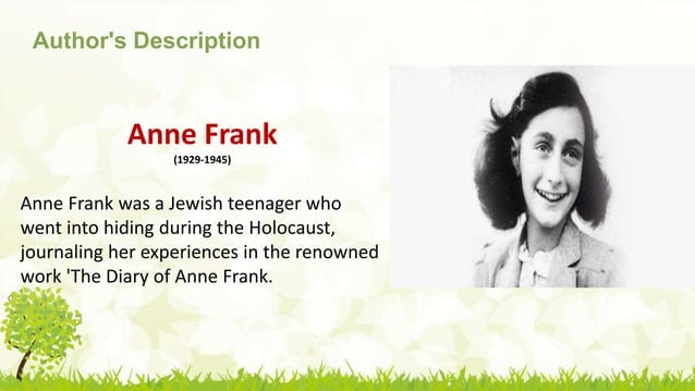 The Diary of Anne frank ppt class 10th by jagdish kumar