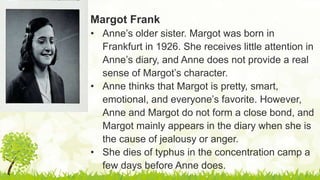 Margot Frank Personality