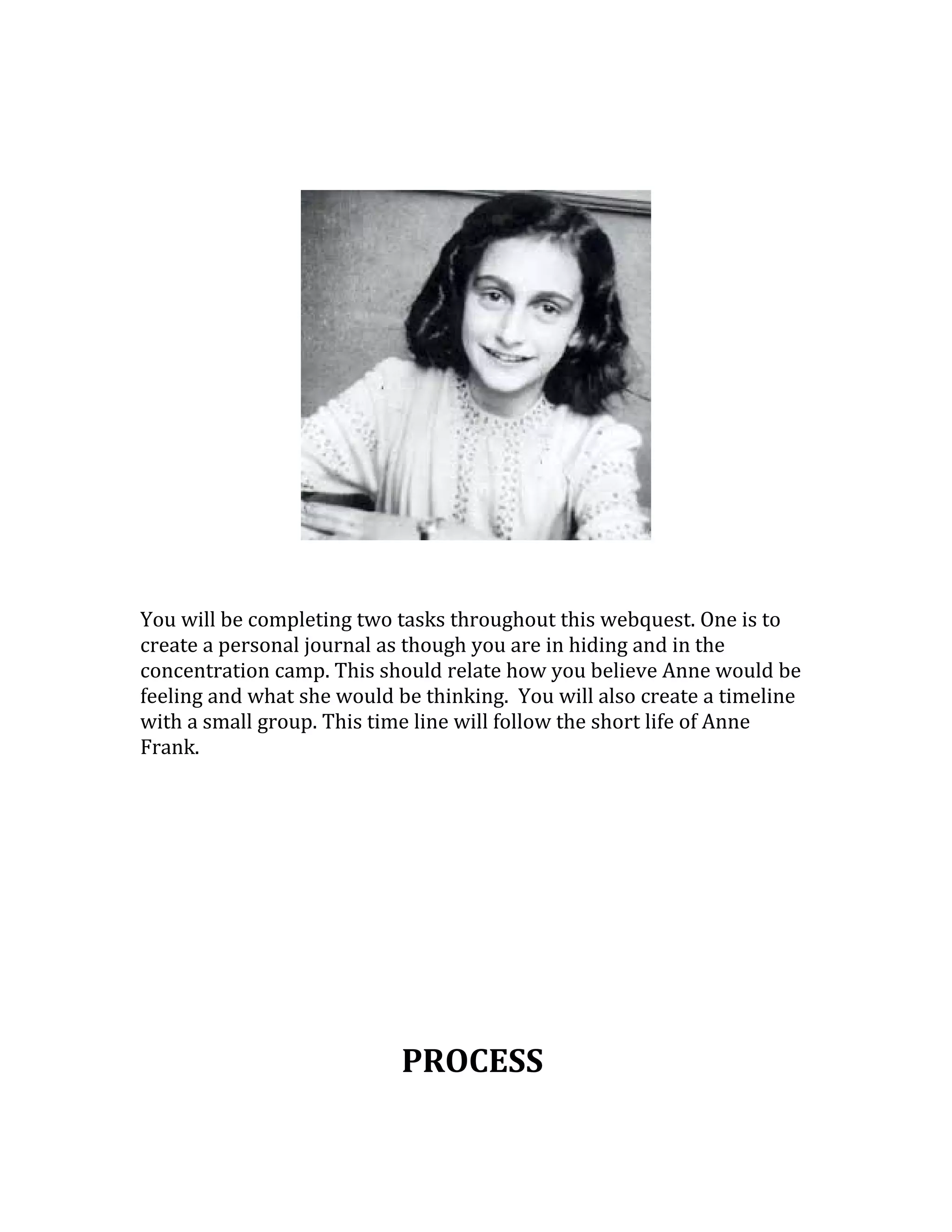 Anne frank webquest | DOC | Education