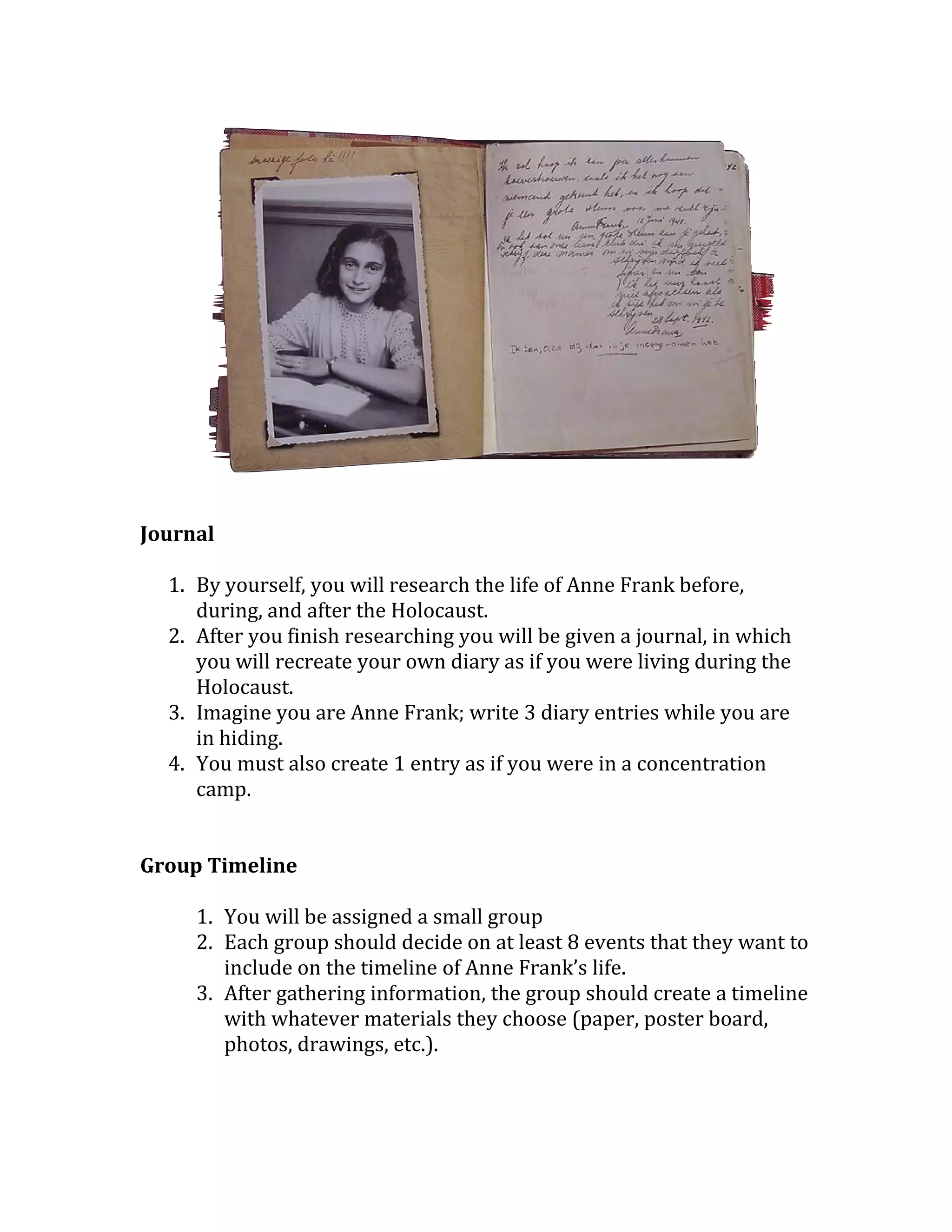 Anne frank webquest | DOC | Education