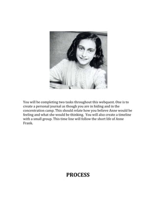 Anne frank webquest | DOC | Education