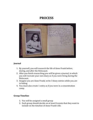 Anne frank webquest | PDF