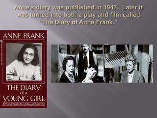 Anne Frank Summary for Kids | PPTX