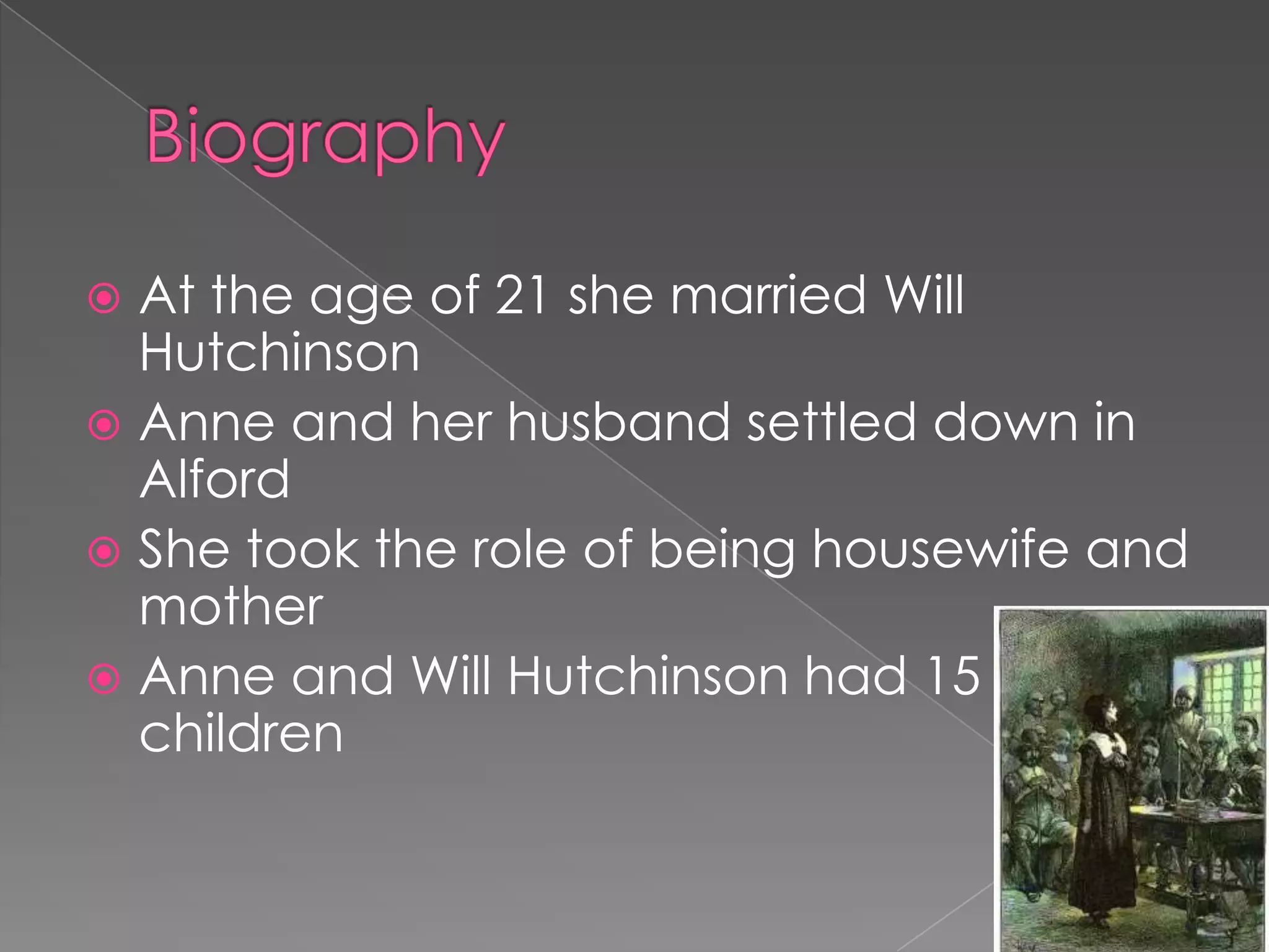 Anne Hutchinson Project | PPTX
