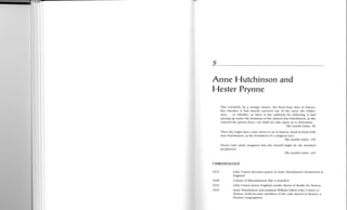 Anne hutchison vs. hester prynne article | PPT