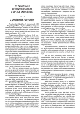 Anneliese michel exorcismo | PDF