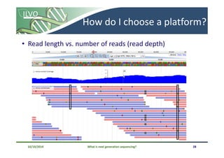 NGS - Basic principles and sequencing platforms | PDF