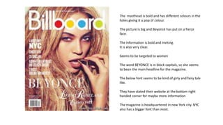 Anne marie front cover analysis | PPTX