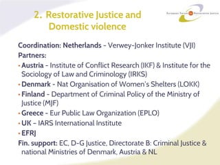 Annemieke Wolthuis: Restorative justice & domestic violence, a security issue | PDF