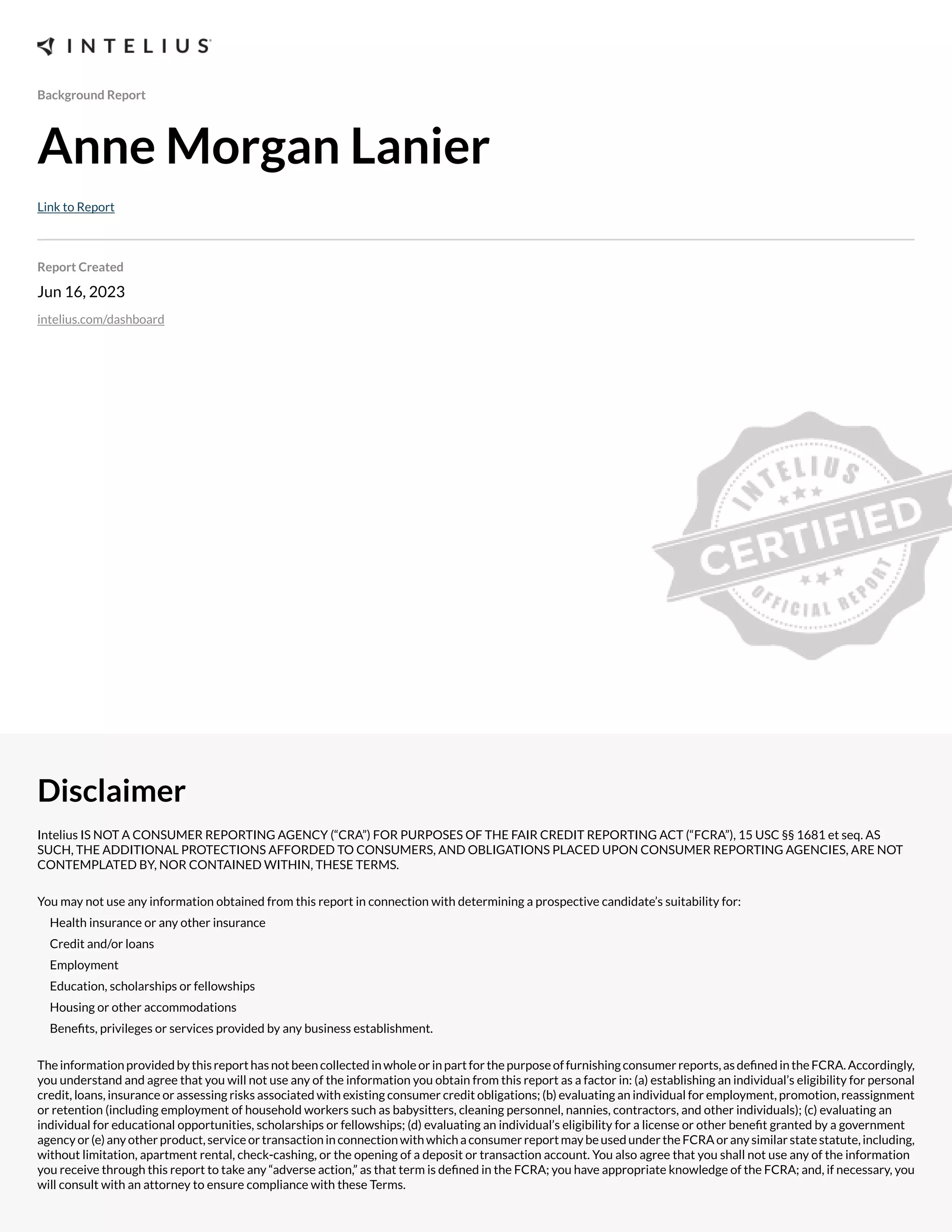 Anne Morgan Lanier | PDF