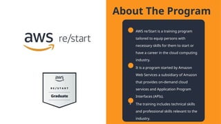 AWS Restart: Cloud Fundamentals and Careers | PPTX