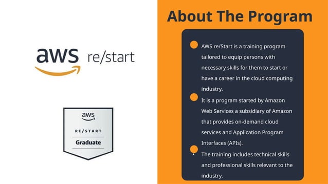 AWS Restart: Cloud Fundamentals and Careers | PPTX