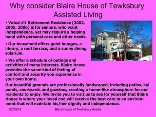 Annette Kurman | Assisted Living Presentation | PPT