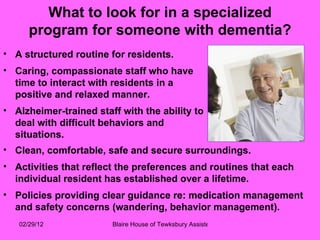 Annette Kurman | Assisted Living Presentation | PPT