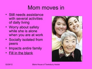 Annette Kurman | Assisted Living Presentation | PPT