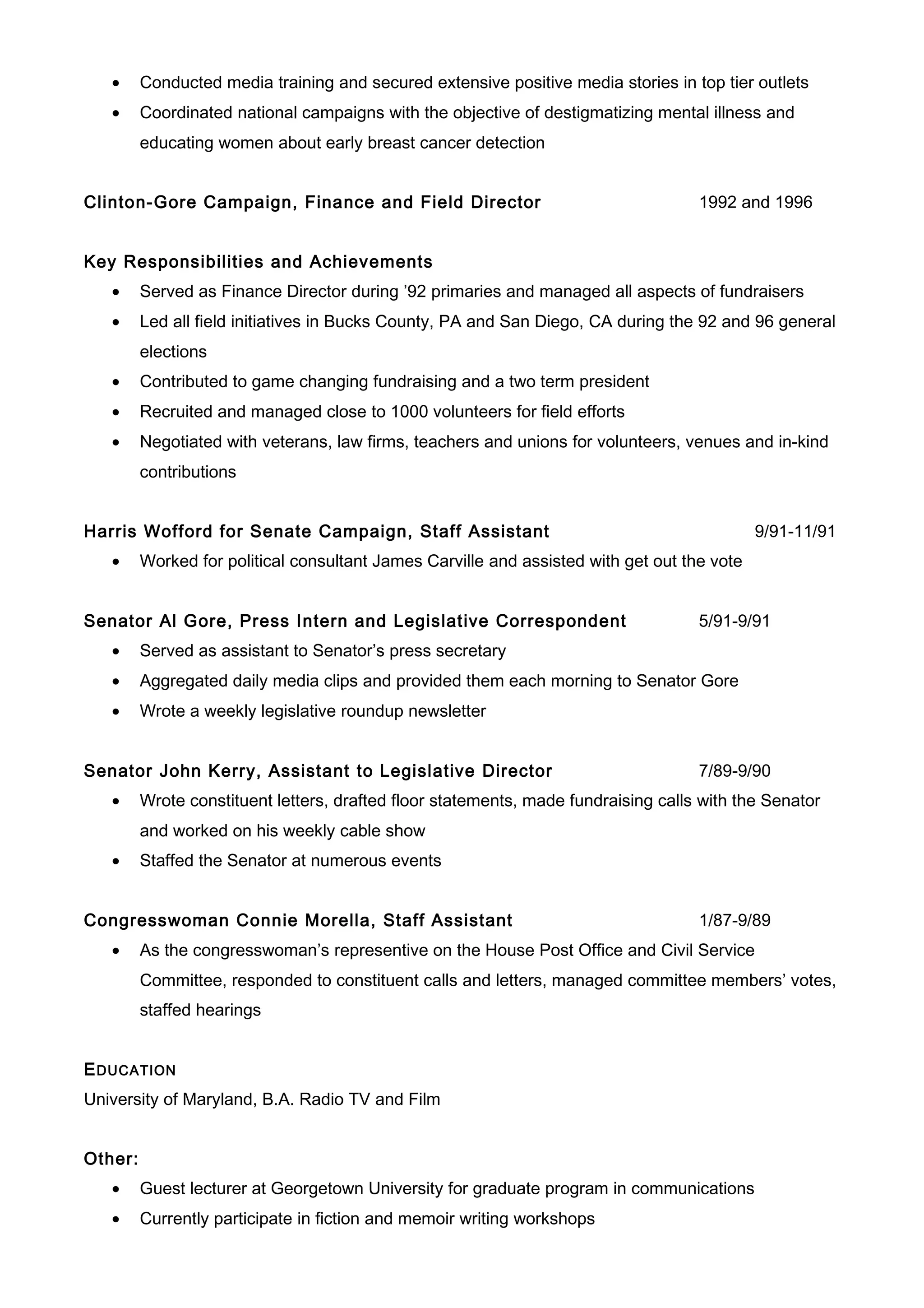 Annette larkin resume | DOC