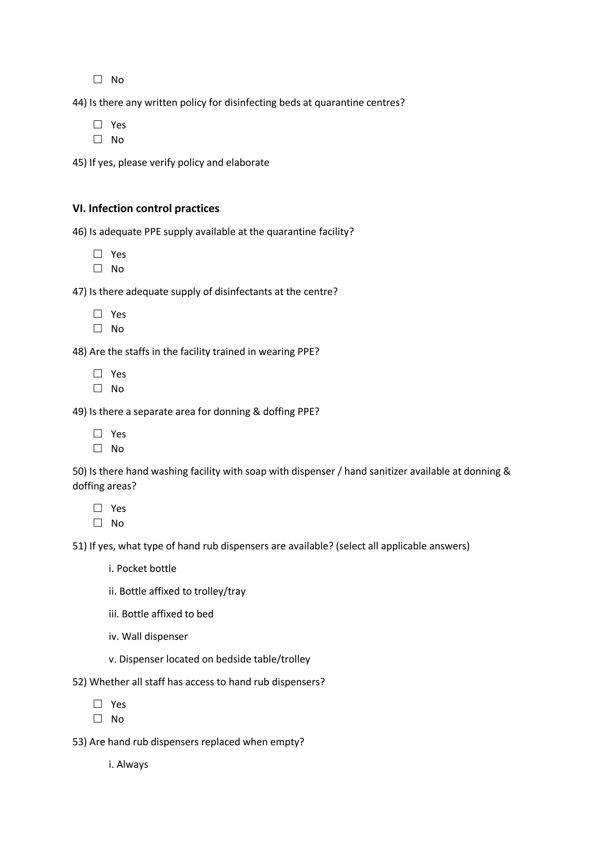 Annex 12-checklist-for-establishing-a-quarantine-centre | PDF