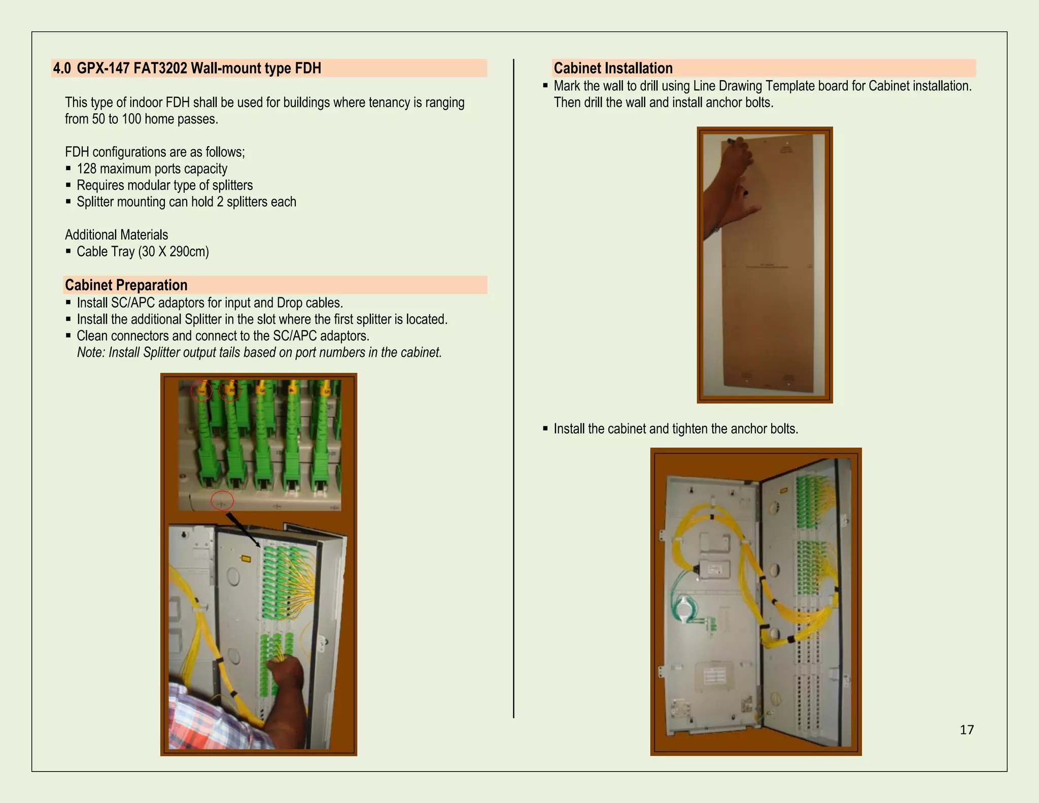 Annex 4 part 1-fdh (i) installation guide | PDF
