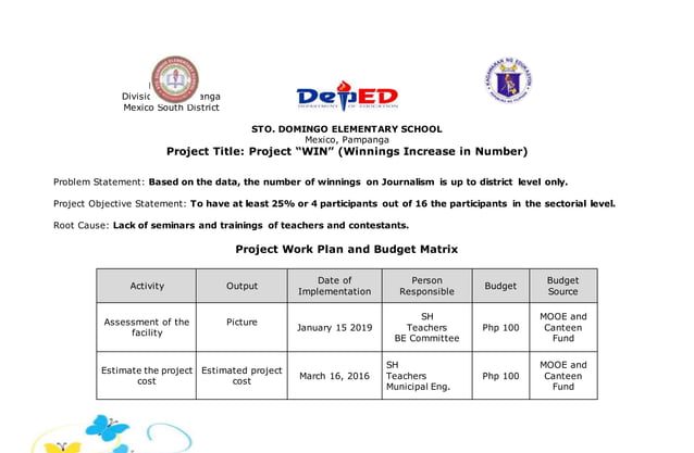 Annex 9-project-work-plan | DOCX