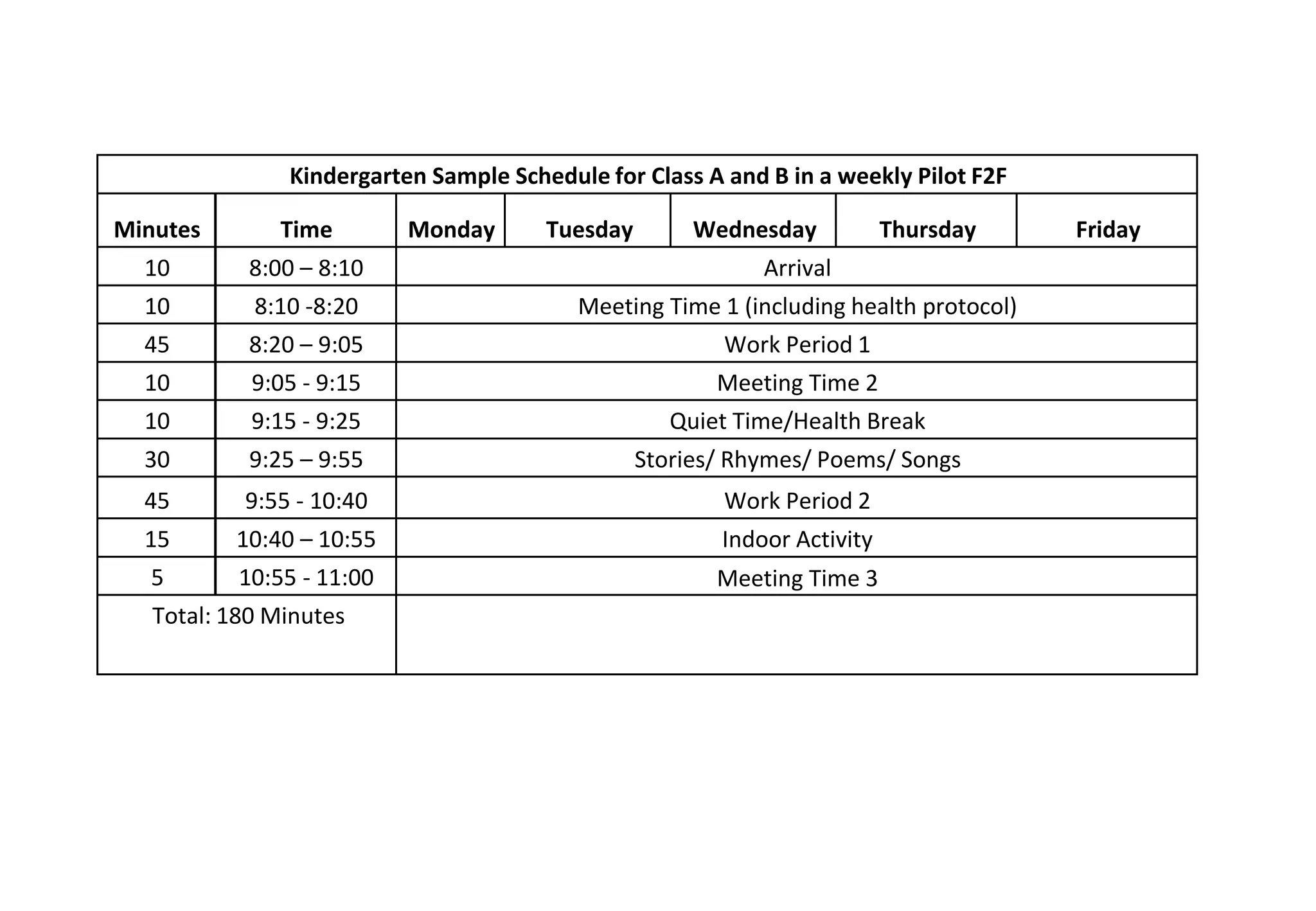 Annex-F_Sample-Class-Schedules_Merged_09-24-21.docx | Educational Assessment | Education