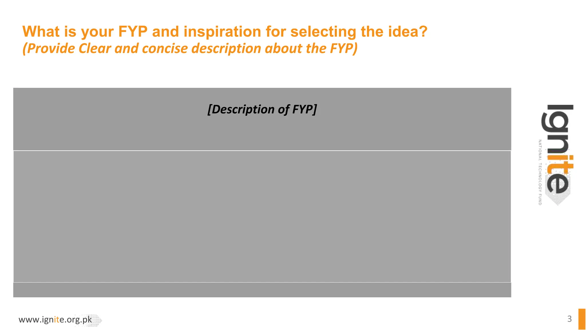 FYP Pitch Deck Template for fyp competitions | PPTX