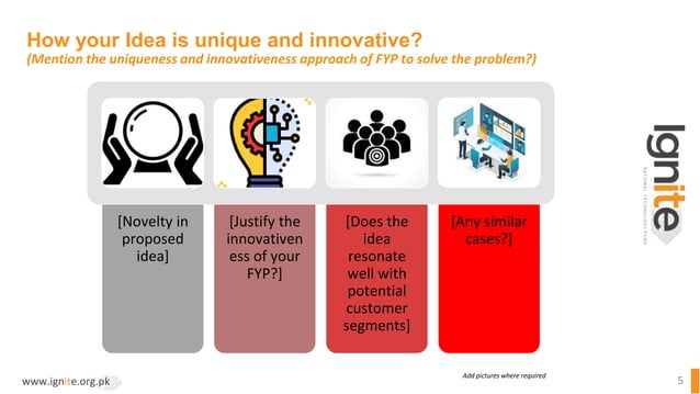 FYP Pitch Deck Template for fyp competitions | PPTX