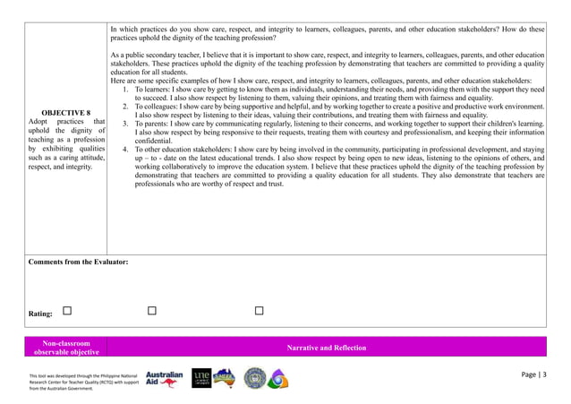 Annex-N_Teacher-Reflection-Form-TRF (1).docx | Professional School ...