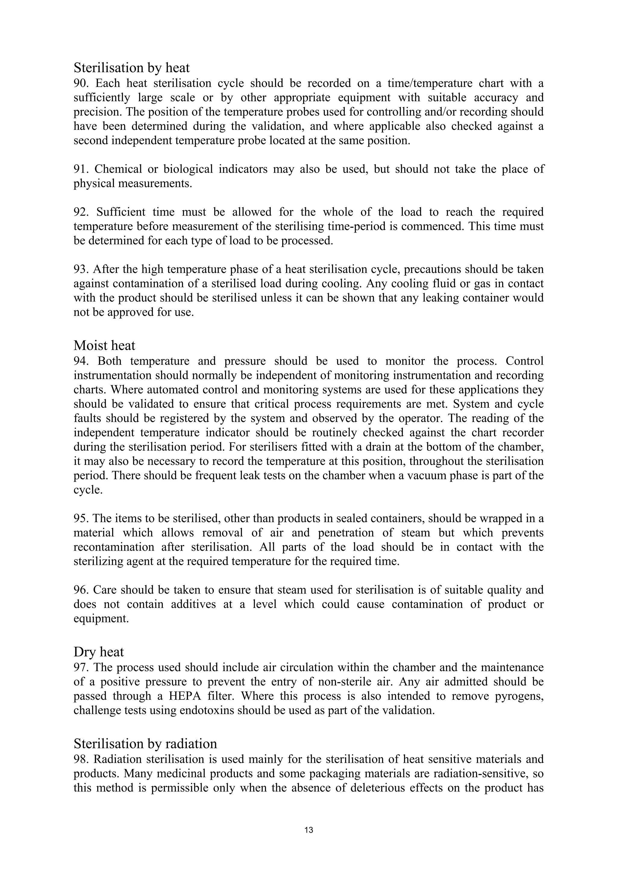 GMP EU annex 1 | PDF