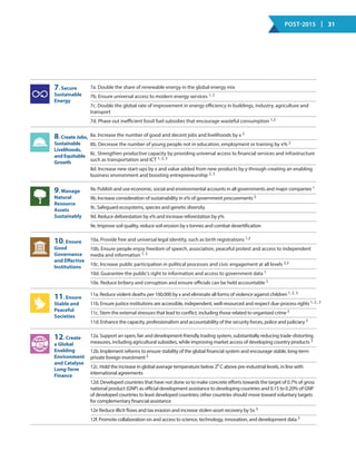 Annex I: Illustrative Goals and Targets | PPT