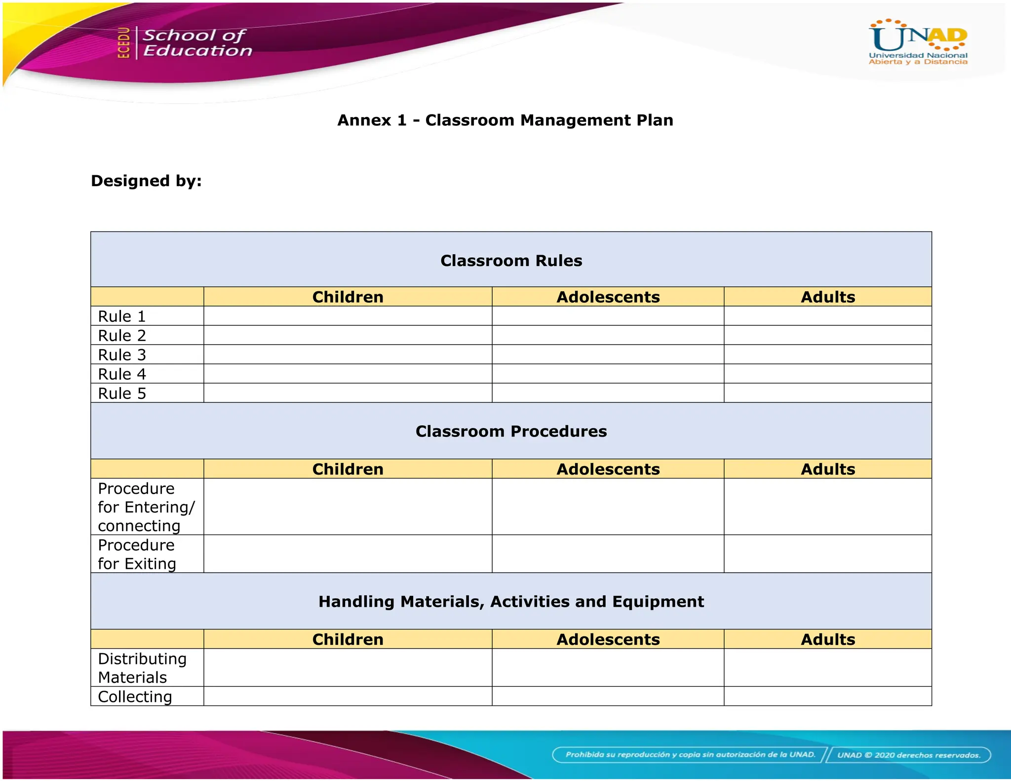 Annex 1 - Classroom management plan.docx