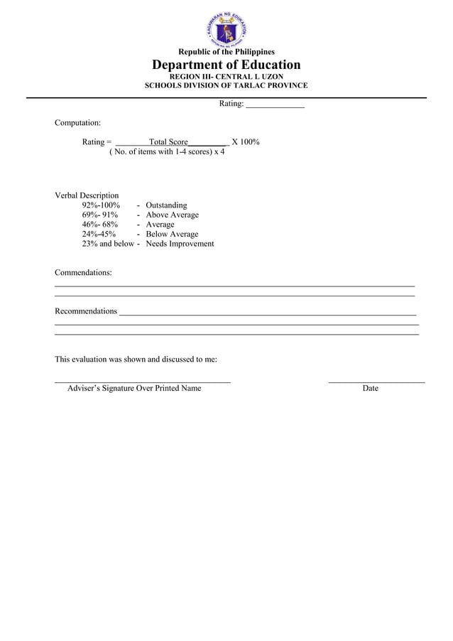 Annex 1-HG-Class-Observation-Tool.docx | Educational Assessment | Education