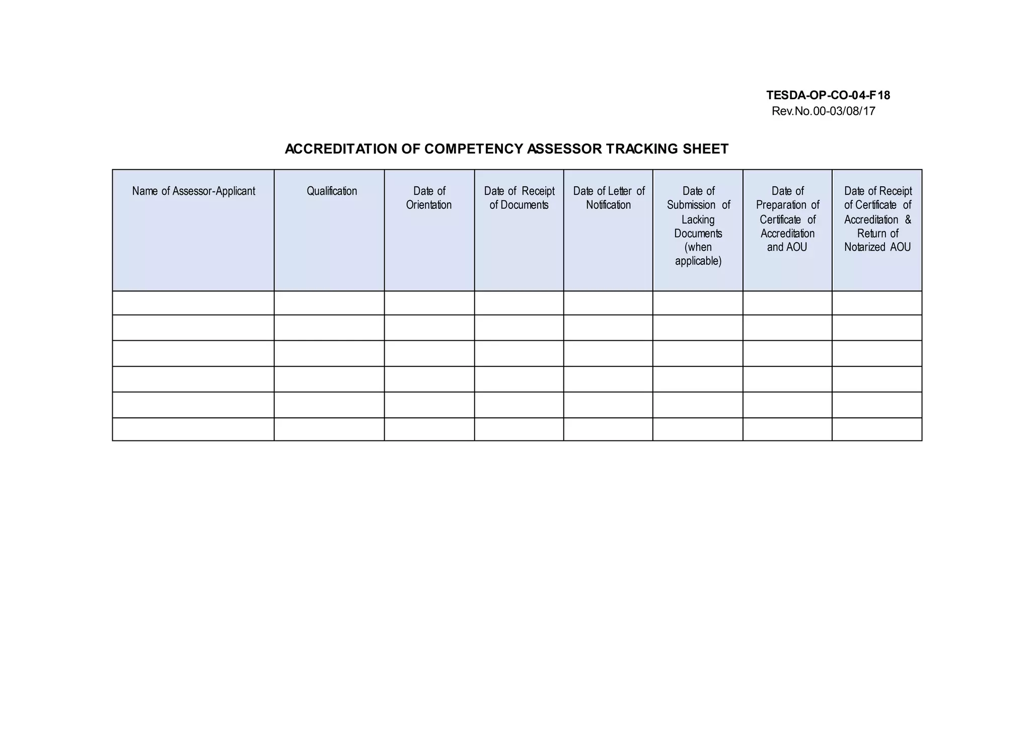 Annex 10 - Accreditation Assessors Forms.docx