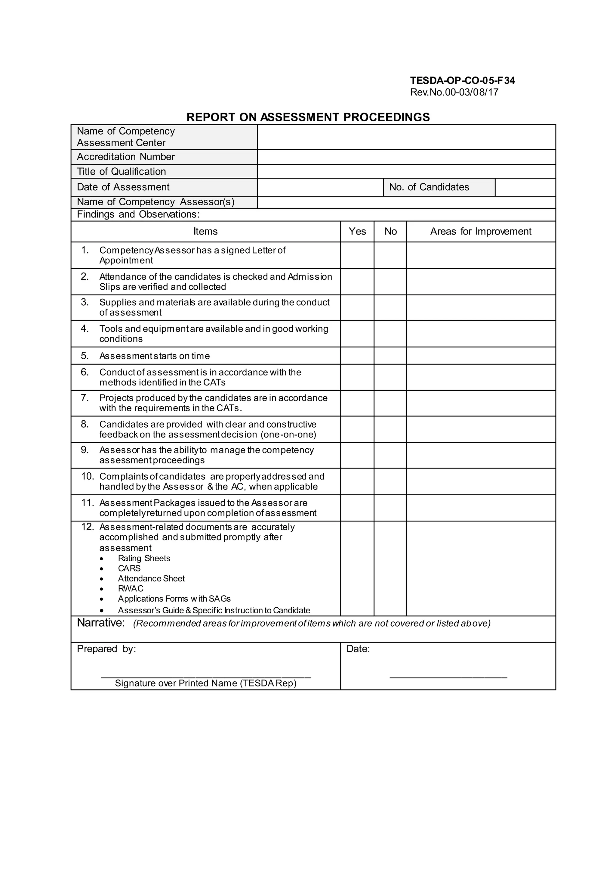 Annex 10 - Accreditation Assessors Forms.docx