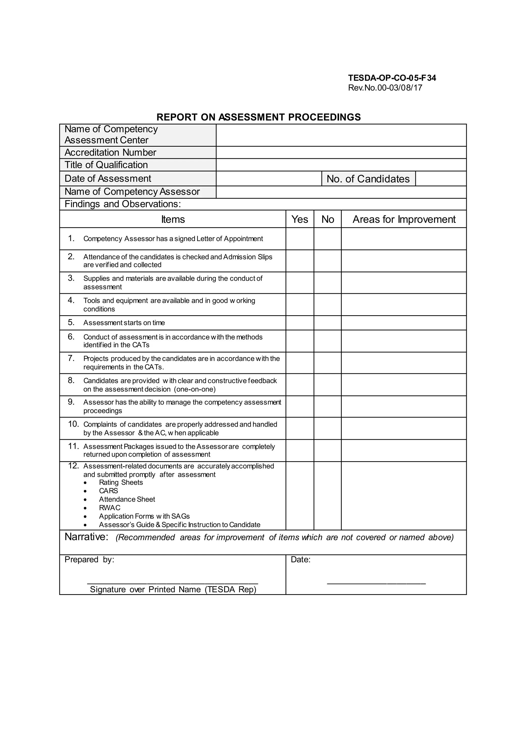 Annex 11 - Competency Assessment Forms.docx