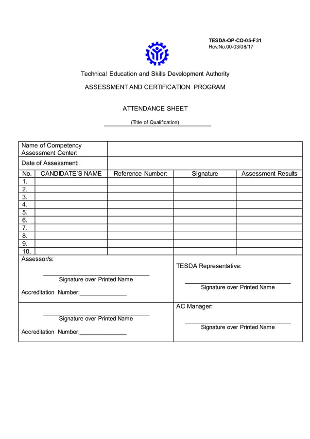 Annex 11 - Competency Assessment Forms.docx