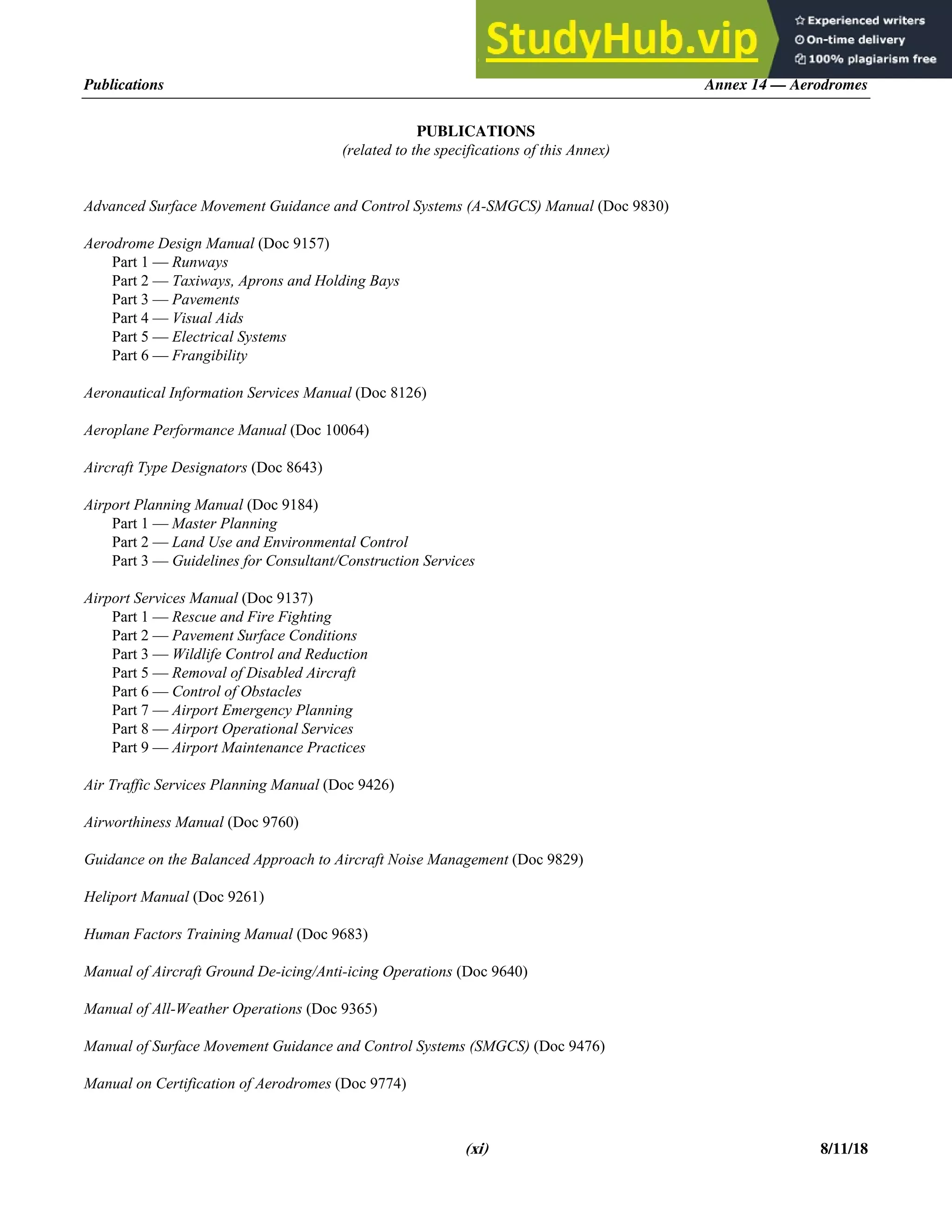 Annex 14 2018 Volume 1(8th edition).pdf