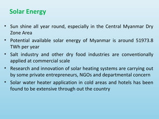 Annex 20 (myanmar) renewable energy | PPT