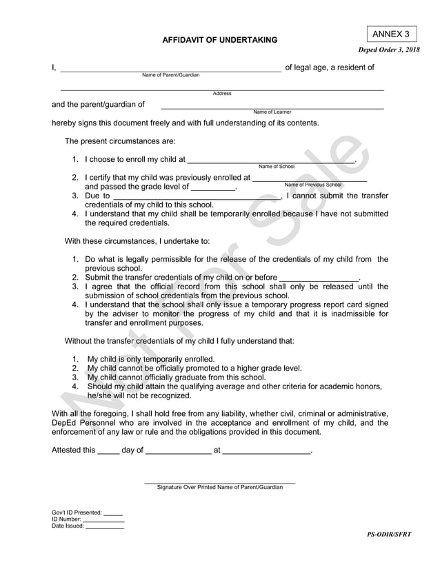 Annex 3 Affidavit of Undertaking DO 3 2018.docx