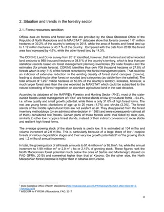 Proposal for the National Forestry Programme of the Republic of North ...