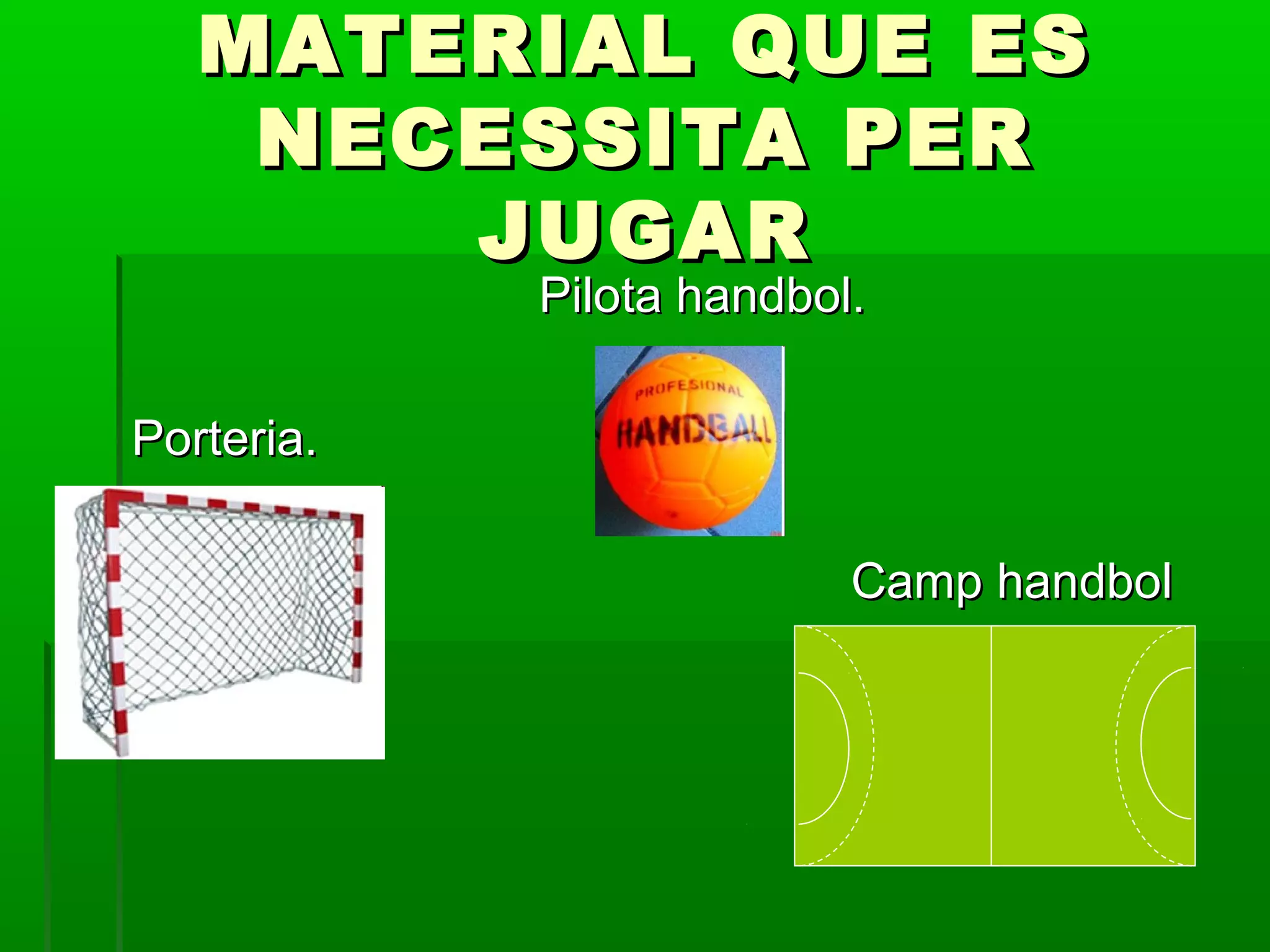 Iniciació al handbol | PPT